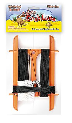 Crab Line Reel Bag Weight Bait Nets Catcher Sea Beach Crabbing Fishing ...