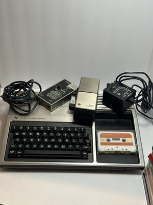 TI-99/4A Texas Instruments Home Computer console games, box, manuals ...
