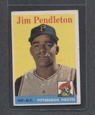 1958 Topps #104 Jim Pendleton (Pirates) Ex A1 | eBay