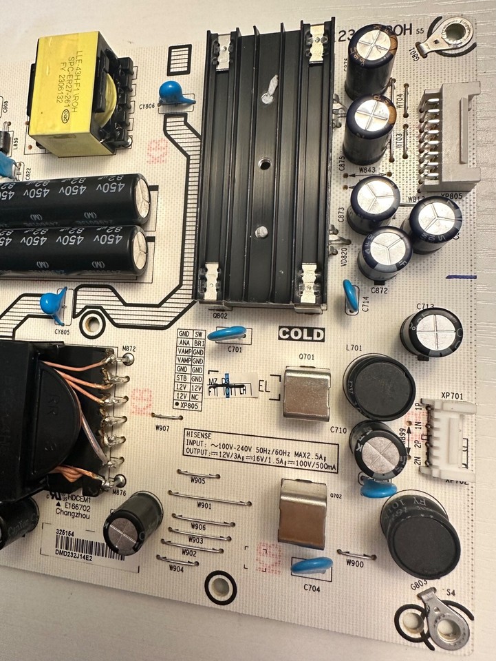 Toshiba 65C350LU Power Supply Board 325154 | eBay