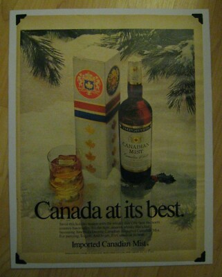 Canadian Mist 1973 Advertisement - Vintage Canada Whisky Bottle Adult ...