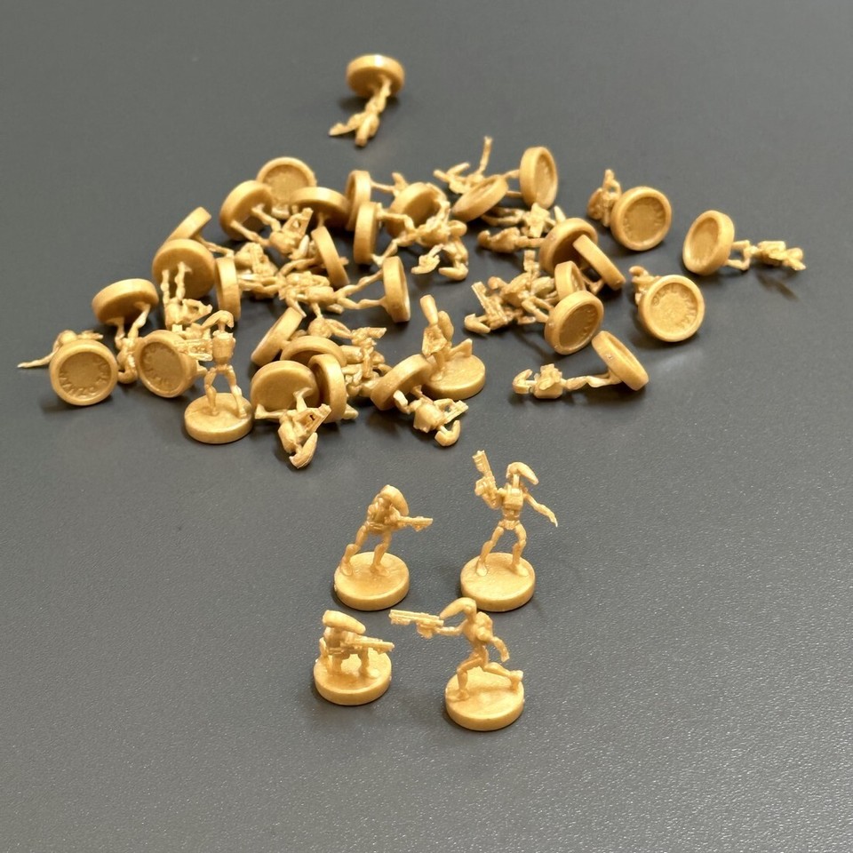 36x Star The Clone Wars Battle Droids Minis Pandemic System Board Game ...