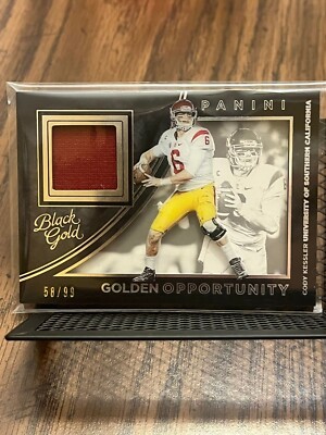 CODY KESSLER 2016 BLACK GOLD "GOLDEN OPPORTUNITY" ROOKIE JERSEY PATCH ...