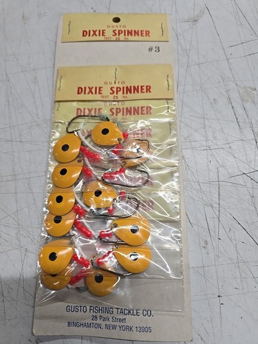 Gusto Dixie spinner, store card vintage. number 3 | eBay