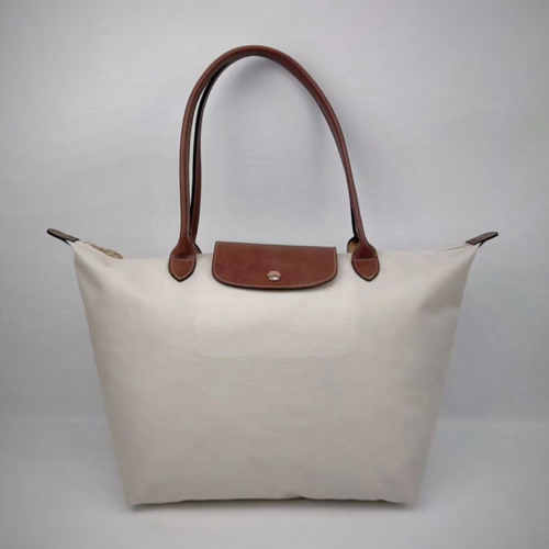 Longchamp Tote handbag Large/Paper White | eBay