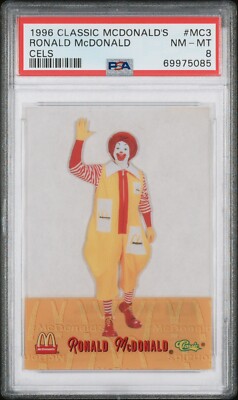 Ronald McDonald 1996 Classics Trading Card PSA 8 Cels Acetate | eBay