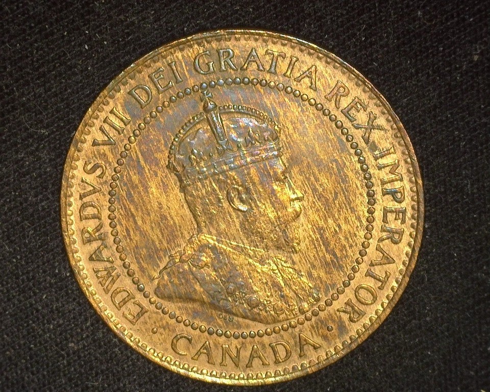 CANADA 1908 LARGE CENT KM8 BRILLIANT UNCIRCULATED R&B ~15G | eBay