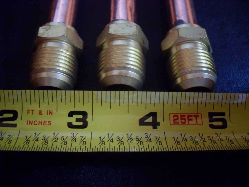 Brass Pipe Fittings, 3/4" SAE x 1/2" OD Copper Flare Adapter Tubing ...