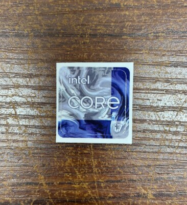 1x Intel Core i7 Desktop / Laptop Custom Sticker Label (NEW) | eBay
