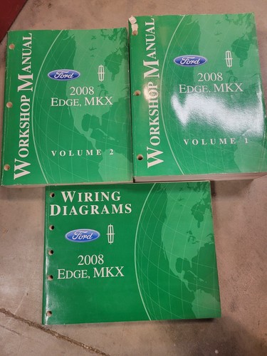 2008 Ford Edge MKX Workshop Service Repair Manuals Set Wiring Diagrams ...