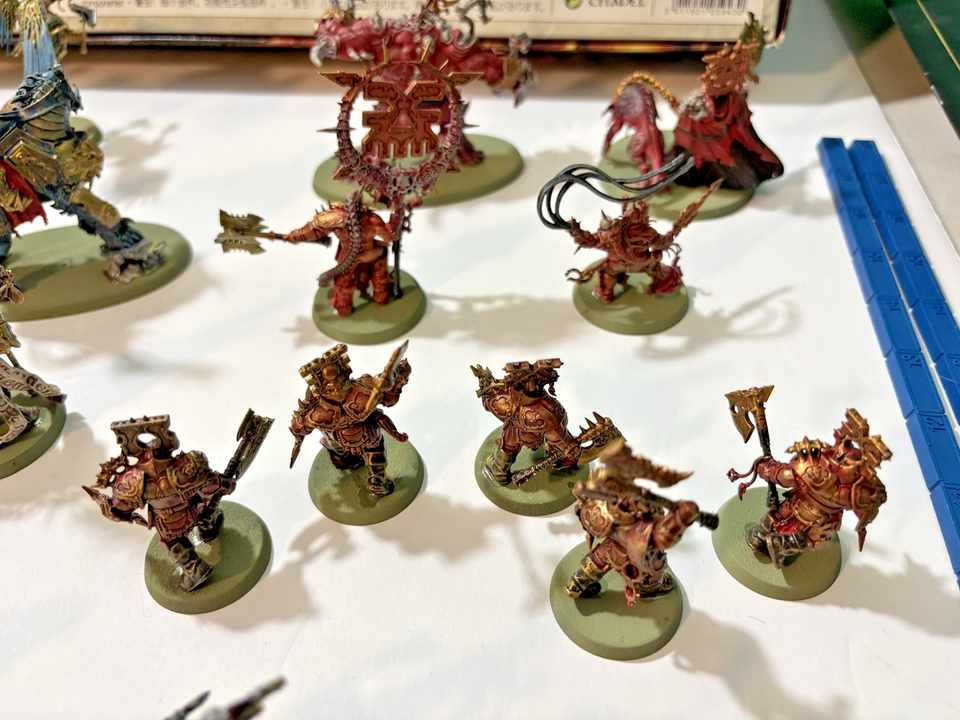 Warhammer Age Of Sigmar AoS 2015 Starter box - 2 Armies - Painted | eBay