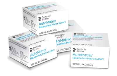 AutoMatrix Retainerless Matrix System Pack 72 Matrix Bands by DENTSPLY ...