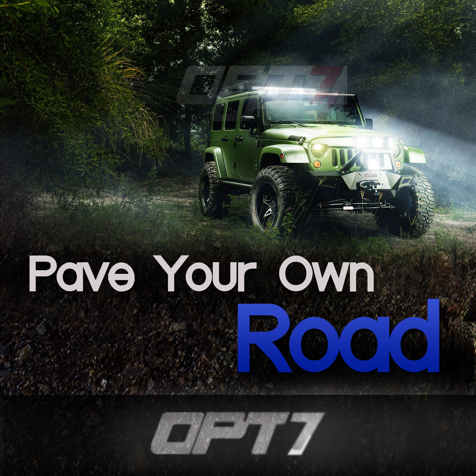 OPT7 50-Inch C2 OS LED Light Bar 288w Spot/Flood Combo Light Harness | eBay