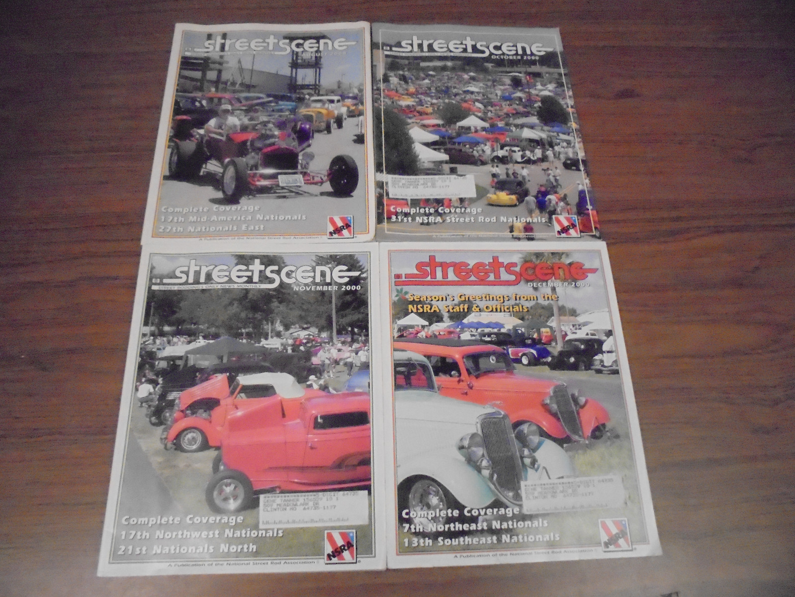 STREET SCENE Magazine Lot 2000 Classic Muscle Cars Street Rods | eBay