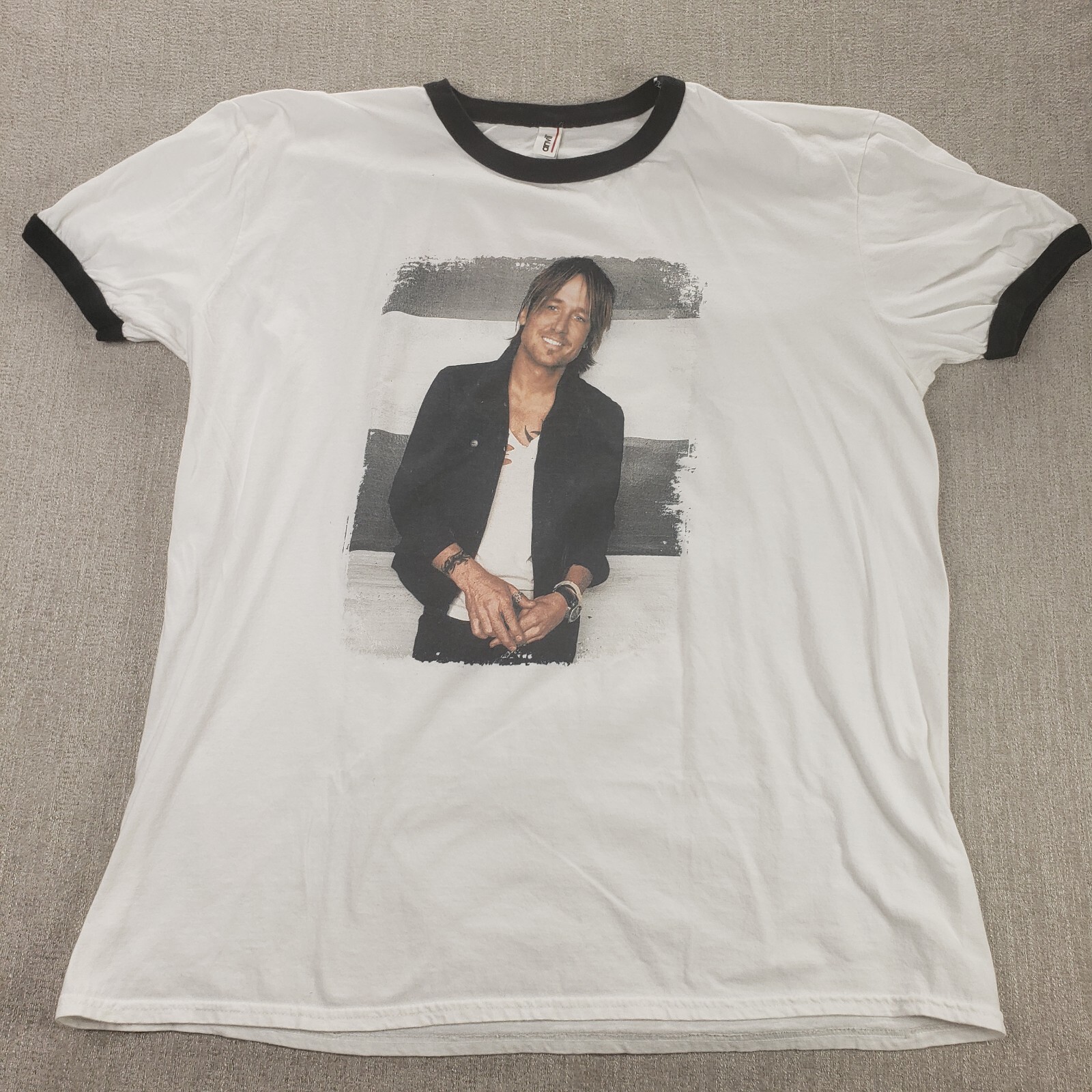 Ripcord Keith Urban T Shirt Ringer Tee Concert Band Tour Size XL | eBay
