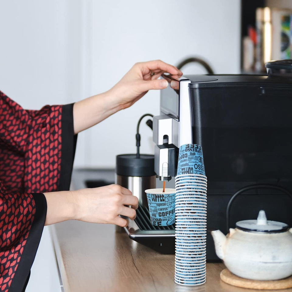 200 Bicchierini Da Caffè Colorati | Bicchieri in Cartoncino Da 75 Ml ...