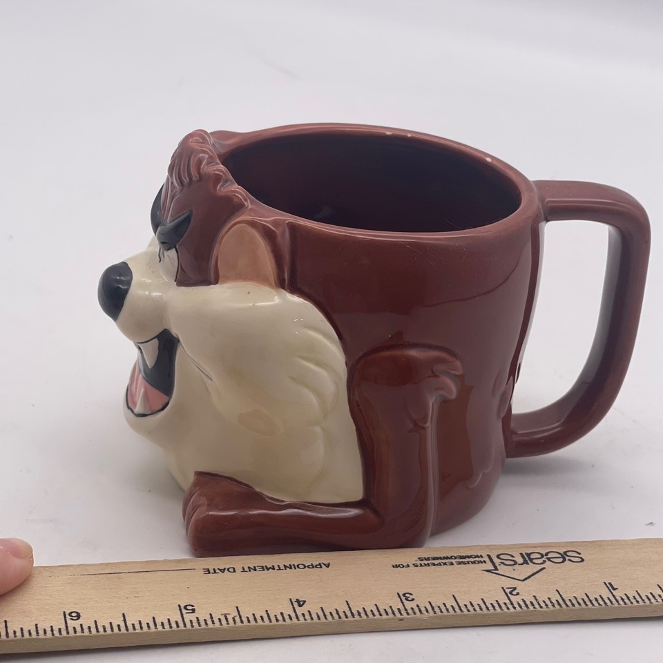 Vintage 1989 Applause TAZ Tazmanian Devil Mug CLARK GRISWOLD Christmas ...