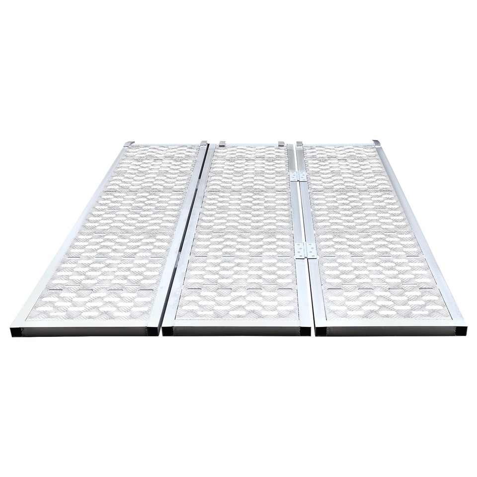 Aluminum Loading Ramp Folding Trailer Ramp For Motorcycle ATV UTV ...