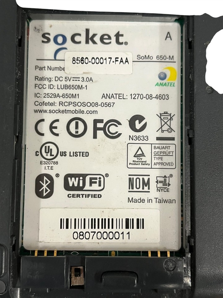 Socket SoMo 650-M Mobile Handheld Computer | eBay