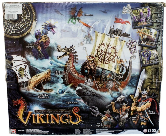 Chap Mei Vikings Tusker Rider Playset Action Figure Mammoth Fantasy ...