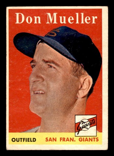 1958 Topps Baseball #253 Don Mueller VG/EX *e1 | eBay