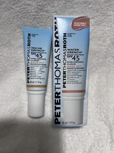 NIB Peter Thomas Roth Tint SPF 45 Water Drench Hyaluronic Cloud ...