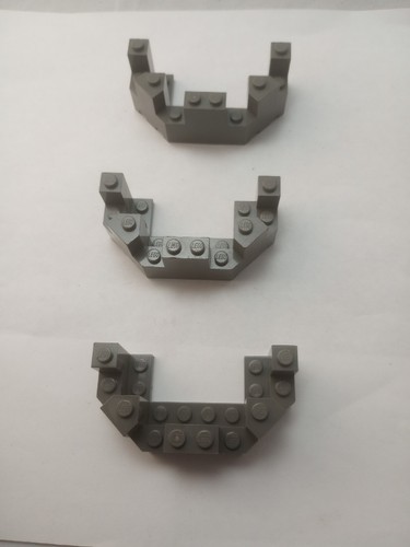 Lego Old Dark Gray Grey Castle 6066 3 Pieces #633 | eBay