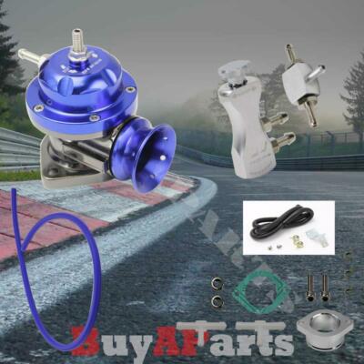Blue Turbo Type-RS BOV Blow Off Valve + Silver Manual 30 PSI Boost ...