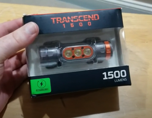 NEBO Transcend 1500 Rechargeable LED Headlamp – Waterproof Work ...