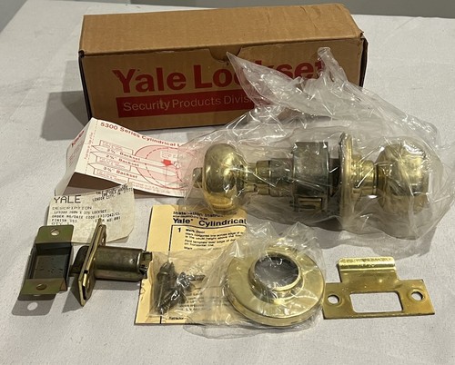 Yale LOCKSET 5300 Series Door Lock Set BRASS NEW | eBay