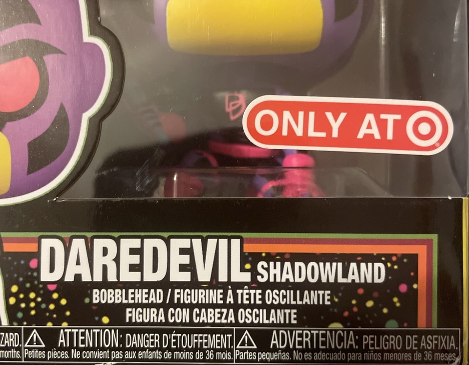 Funko Pop! Vinyl: Marvel - Daredevil Fall From Grace (Black Light ...