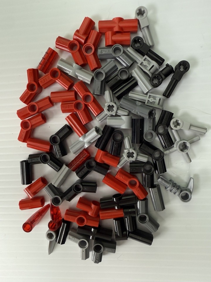 Lego Technic Angled Connectors, Hubs, Tooth w/ Axle Hole, Axle ...