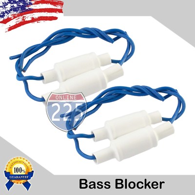 2 Pair 10% Bass Blocker Capacitors 133 uF 50 Volts 300 Hertz 4 Ohm Non ...