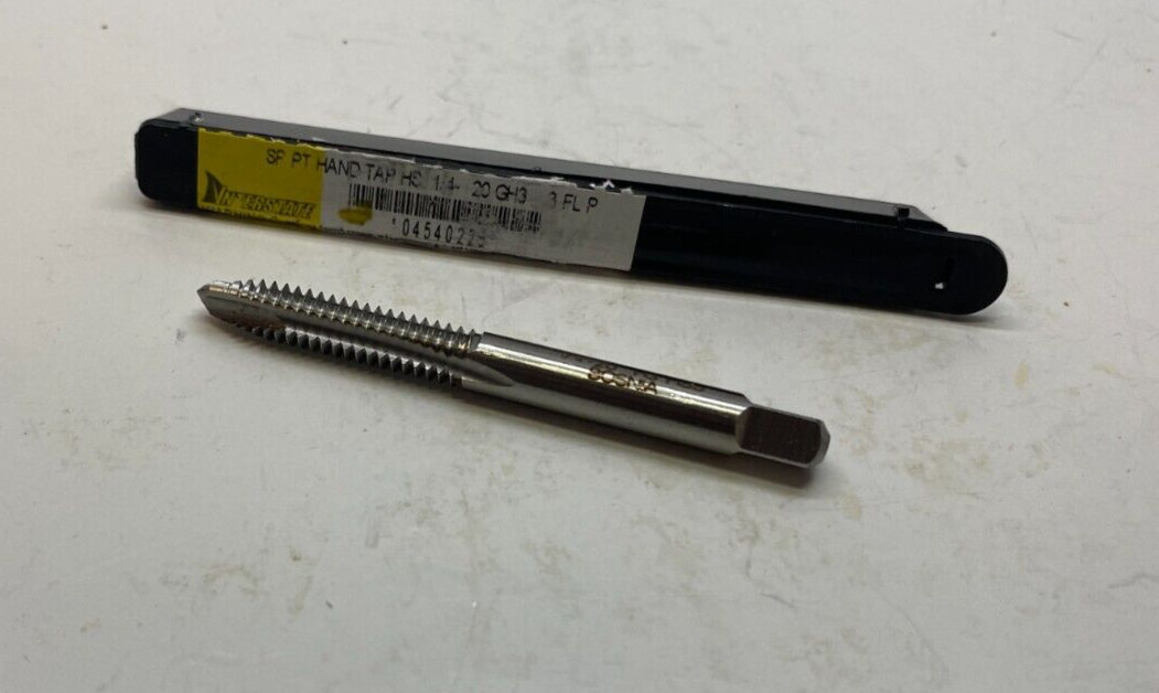 1/4-20 UNC Spiral Point Hand Tap HSS (Interstate) - 3 Flute - Plug ...