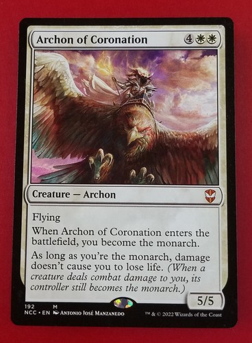 1x Archon of Coronation | New Capenna Commander | MTG Magic Cards | eBay