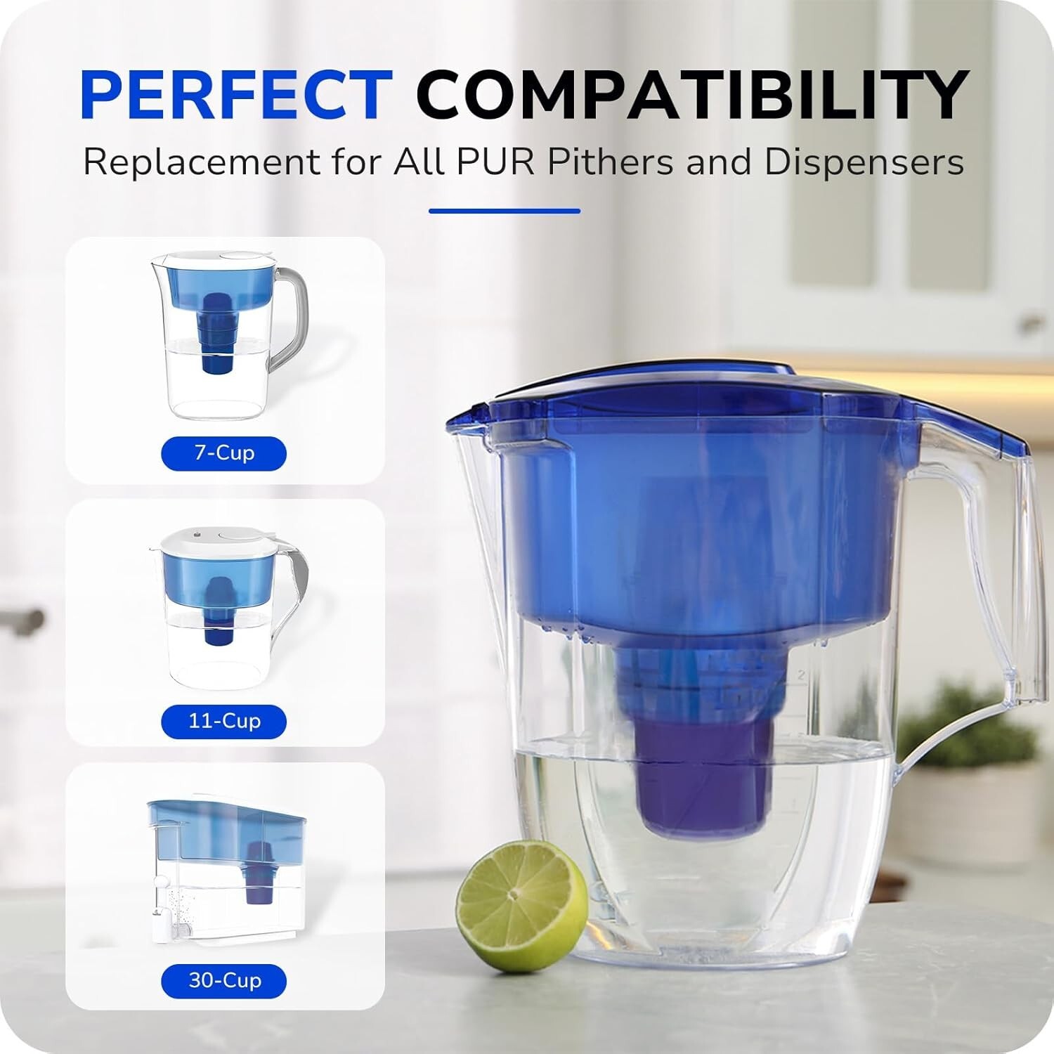 (4) PPF900Z Water Filter Replacement for CRF-950Z, CR-1100C, PPF951K ...