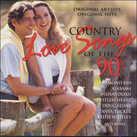 Country Love Songs of the 90's by Various Artists (CD, May-2000 ...