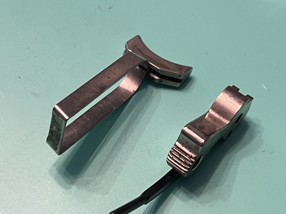 USED COLT COMBAT COMMANDER 70 NICKEL PARTS TRIGGER HAMMER PINS .45 1911 ...