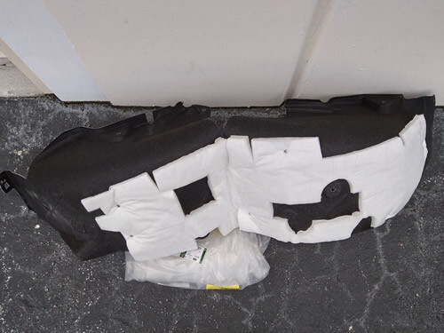 GENUINE LAND ROVER SPLASH SHIELD WHEELHOUSE REAR RH RANGE ROVER SPORT ...