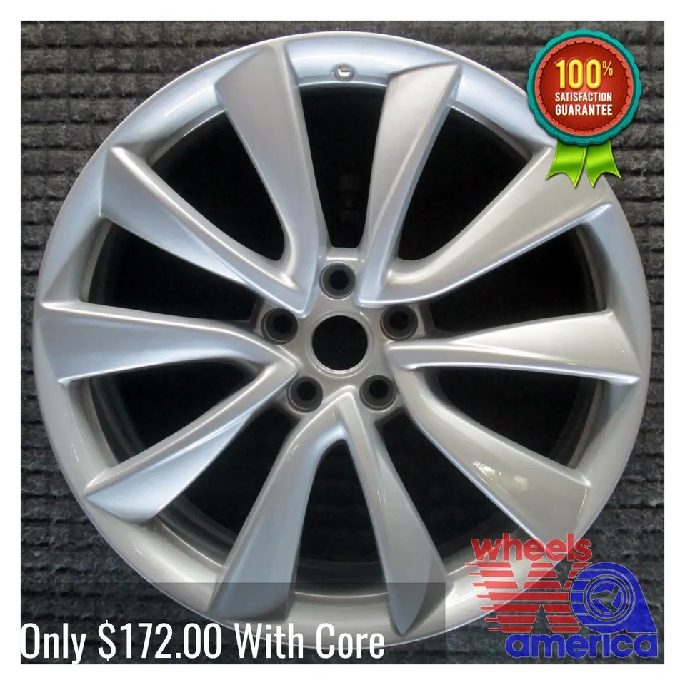 Wheel Rim Tesla 3 Model 20 2018-2025 123422702D 123422700D Front Silver ...