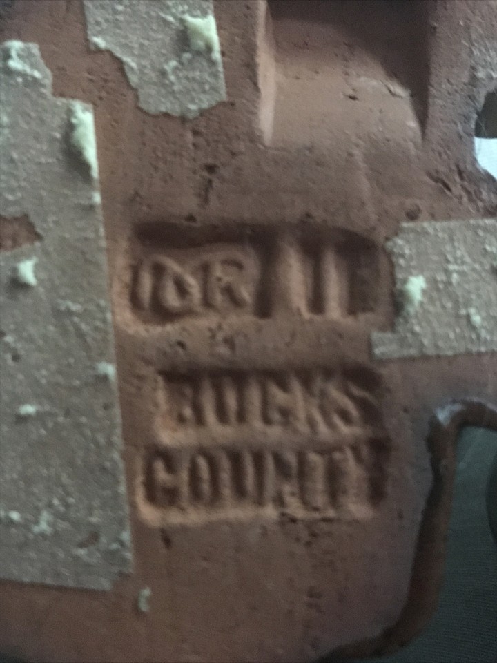 Mercer Moravian Art Pottery wall plaque tile clay Unusual Wheat Boy ...