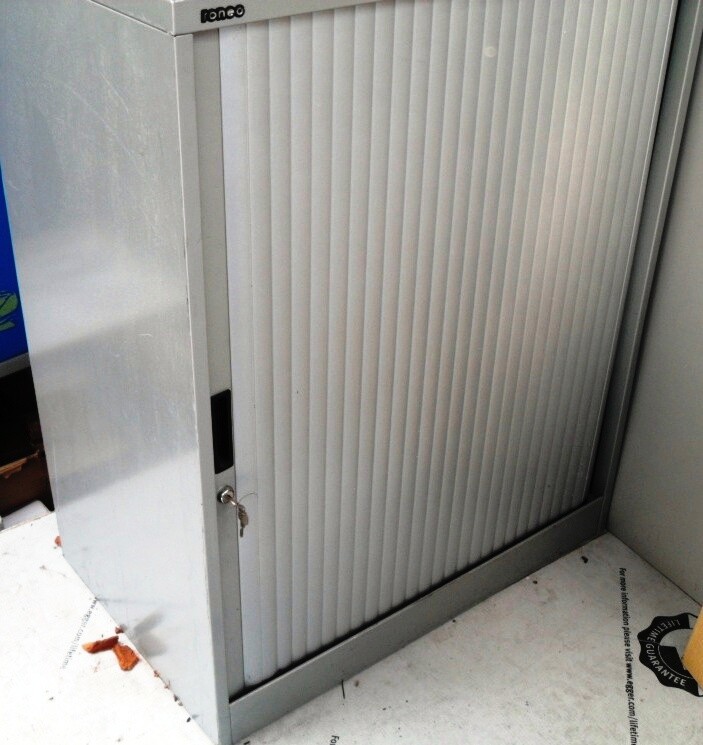 Roneo Tambour Office Cabinet Cupboard A4 Lateral Folder Files Bookshelf ...