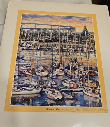 Glorietta Bay Sunrise Unframed Signed Sue Tushingham McNary Print NEW ...