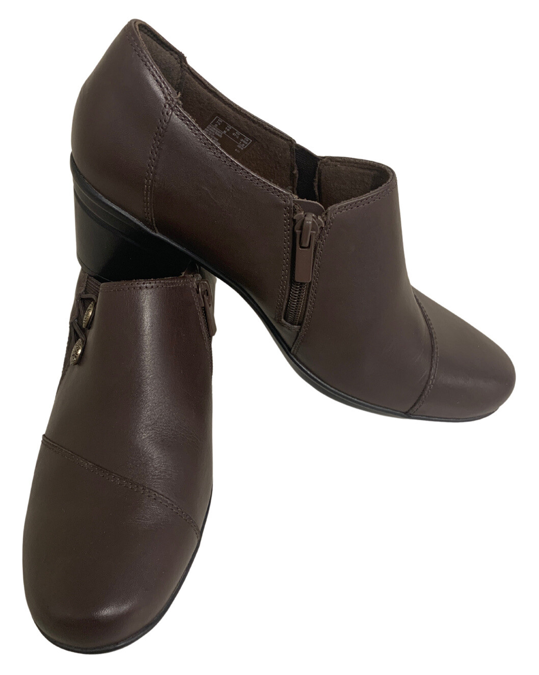 Clarks Collection Boots Womens 10M Side Button Shooties Heels 22545 ...