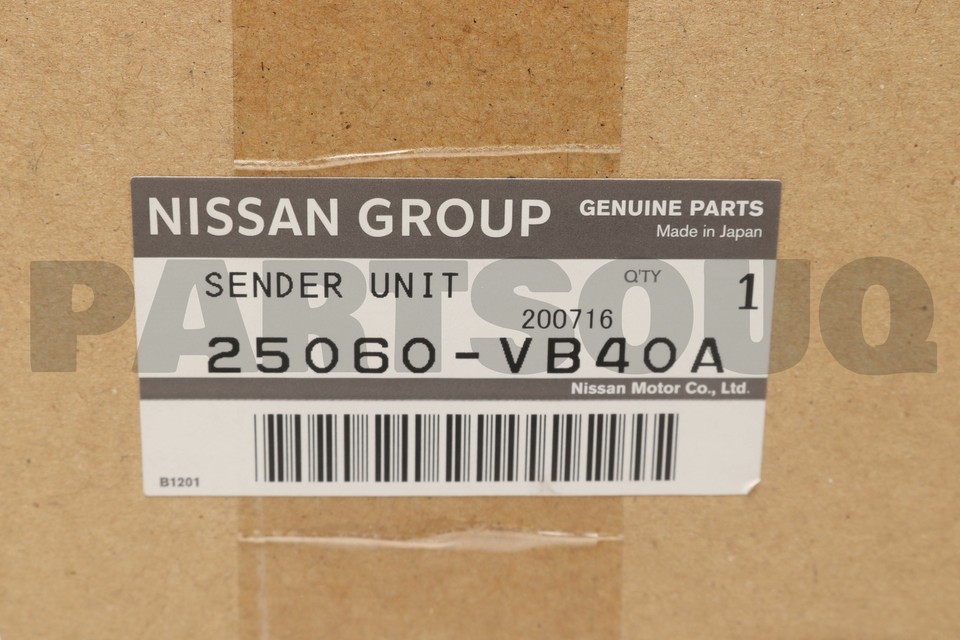 25060VB40A Genuine Nissan SENDER UNIT-FUEL GAUGE 25060-VB40A | eBay