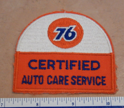 VINTAGE, ORIGINAL UNION 76 UNOCAL CERTIFIED AUTO CAR SERVICE PATCH, NOS ...
