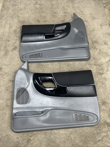 1995-2001 Ford Ranger Pair Of Power Door Panels Dark Gray R&L Free ...