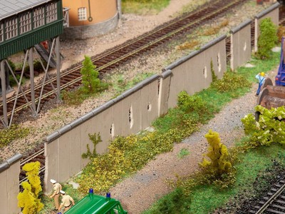 Mur en béton - HO 1/87 - FALLER 180399 | eBay