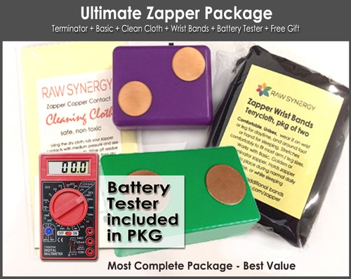 ULTIMATE Zapper PKG Cleaner Wrist Bands Kill Parasites Virus Bacteria ...