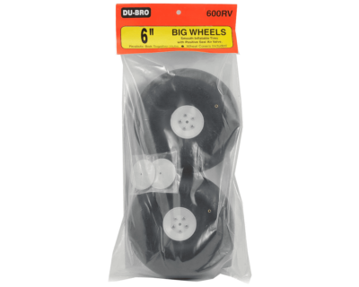 Dubro 600RV 6" 6 Inch RC Remote Control Airplane Inflatable Big Wheels ...